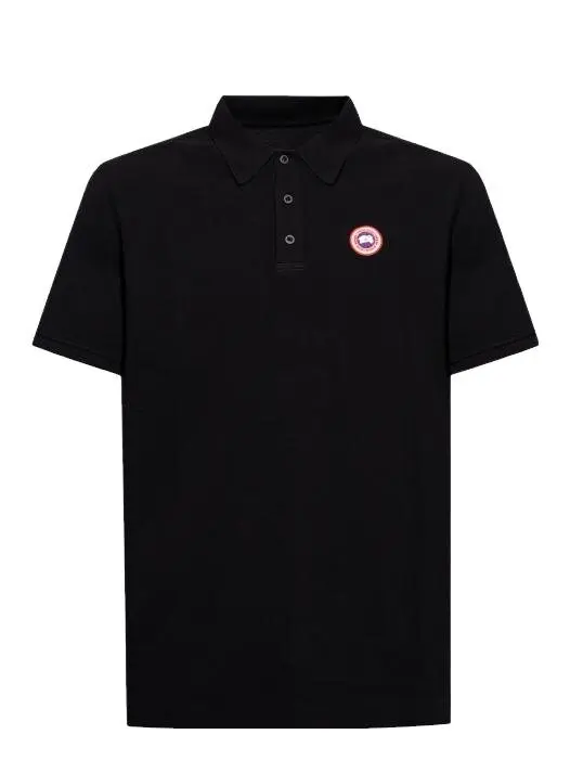 Canada Goose Beckley Piqué Polo Shirt - Black