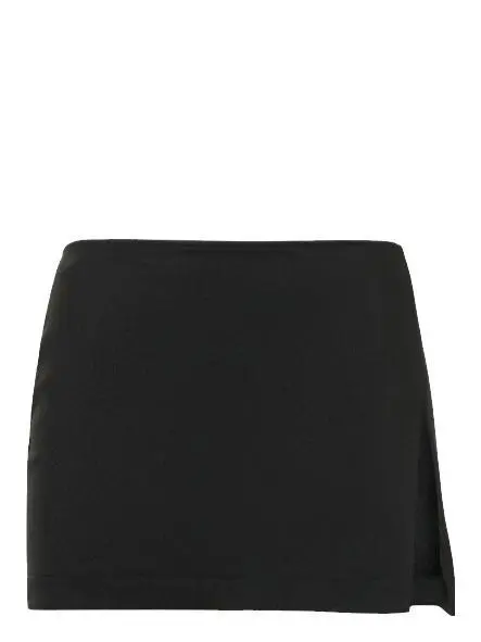 Giuseppe Di Morabito Lycra Mini Skirt With Slit - Black