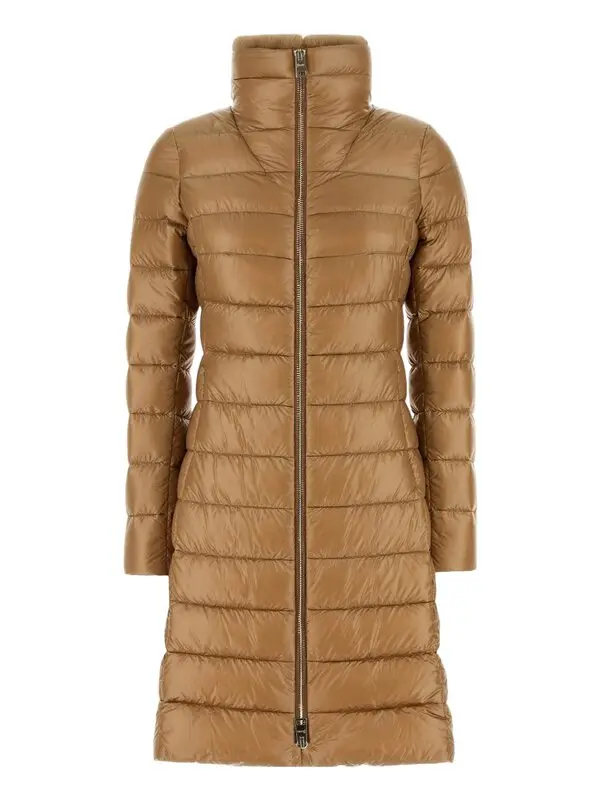 Herno High-neck Down Coat - Camel