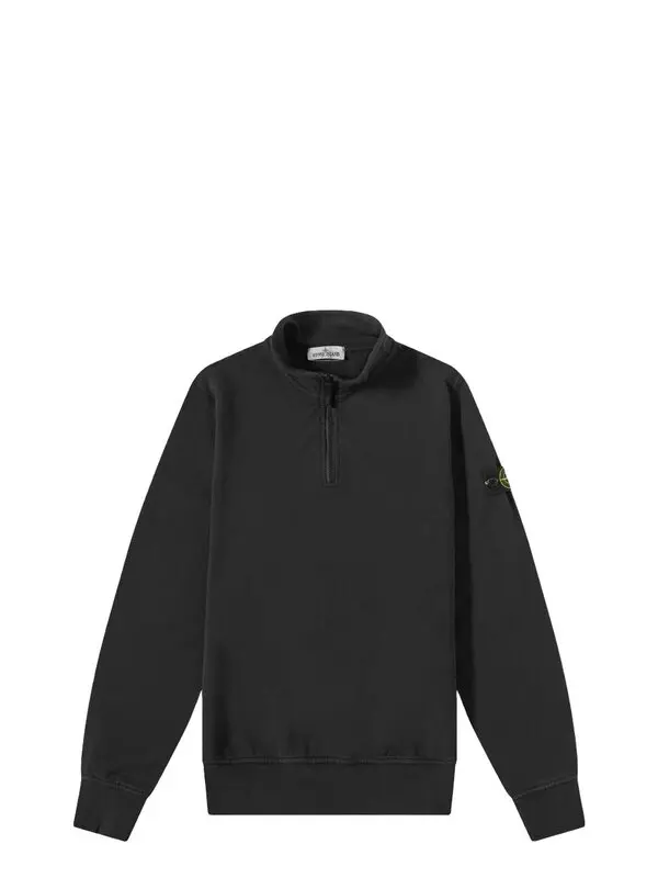 Stone Island Half-zip Sweater - Black