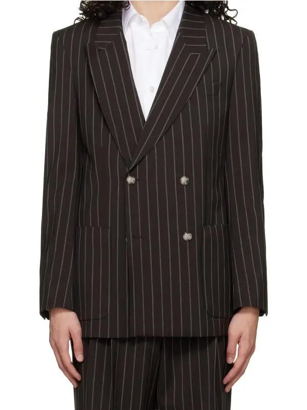 Hugo Boss Long-sleeved Suit Jacket - Black