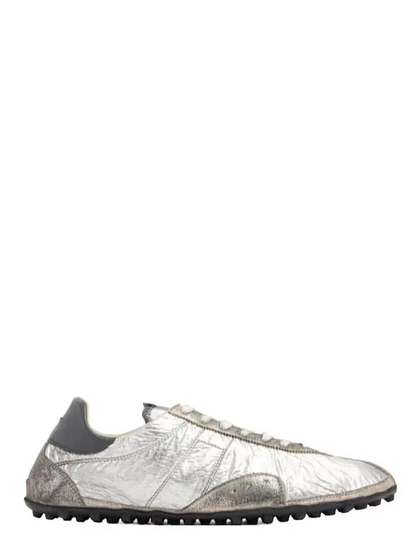 MAISON MARGIELA Sprinters Nylon Low Top Sneakers - Silver/white/na