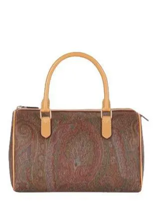 Etro Paisley Jacquard Bowling Tote Bag - Burgundy