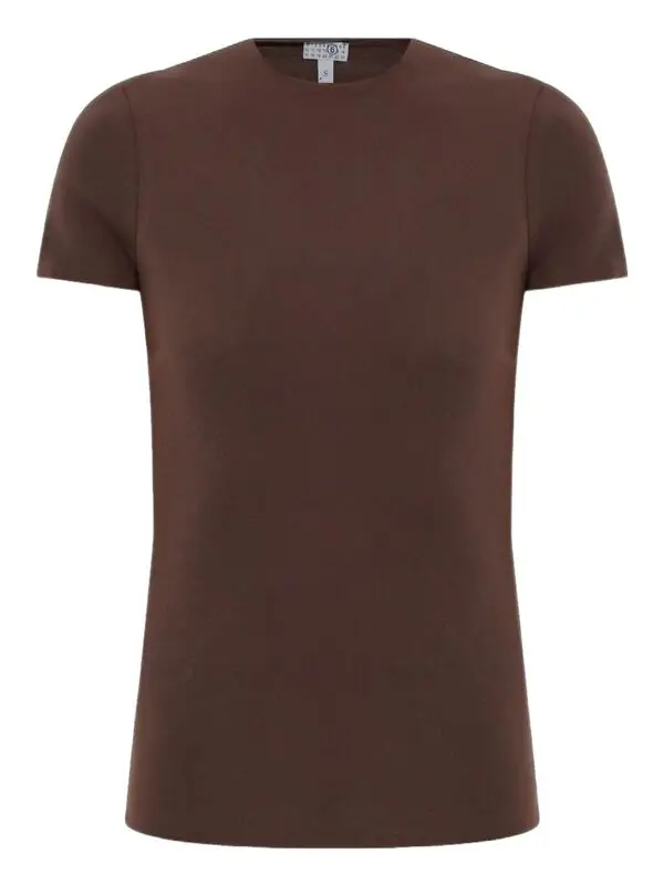 MAISON MARGIELA Short Sleeve T-shirt - Brown