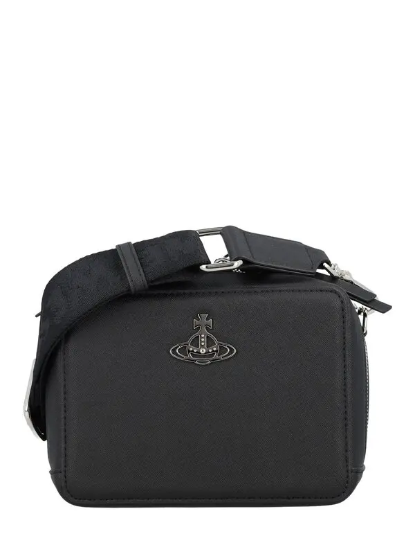 VIVIENNE WESTWOOD Zippered Shoulder Bag - Black