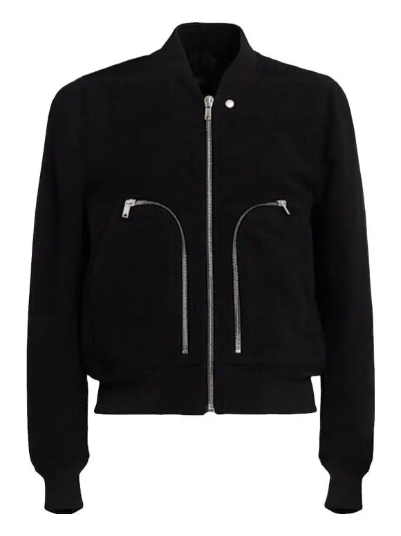 Rick Owens Flight Wool Jacket - Black