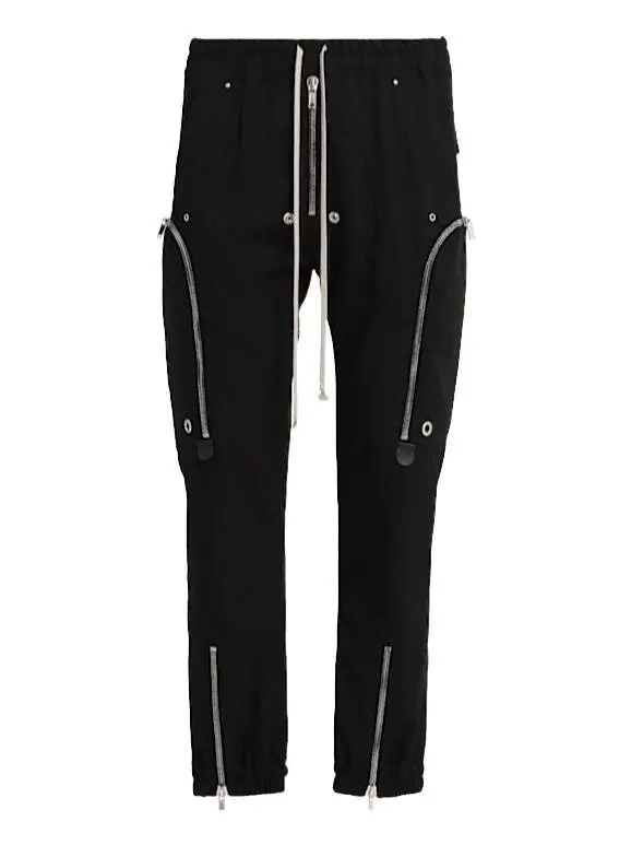 Rick Owens Bauhaus Cargo Wool Pants - Black