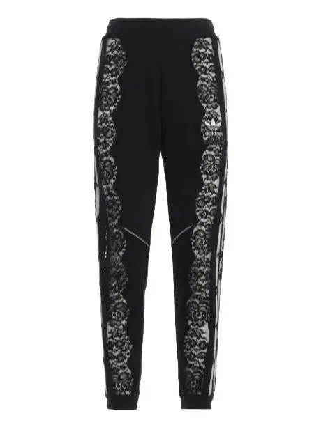 Stella McCartney Lace Trimmed Track Pants - Black