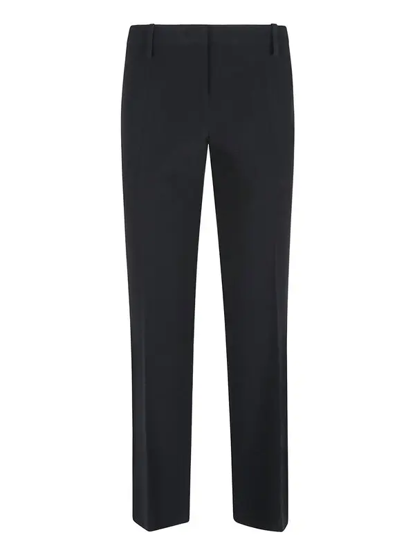 Ermanno Scervino Mid-rise Straight-leg Trousers - Black