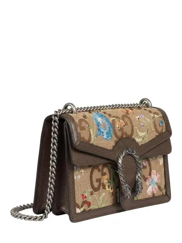 Gucci Dionysus Jumbo Gg Small Shoulder Bag - Brown