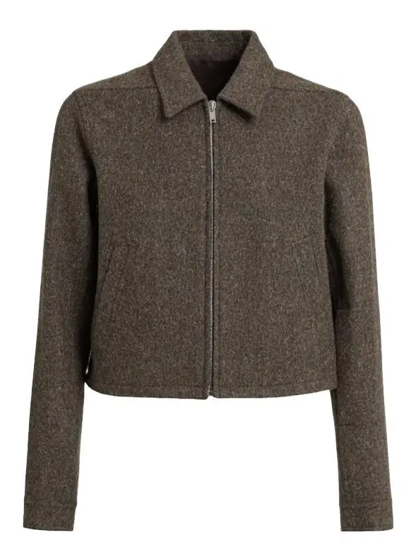 Rick Owens Alice Virgin Wool Jacket - Brown