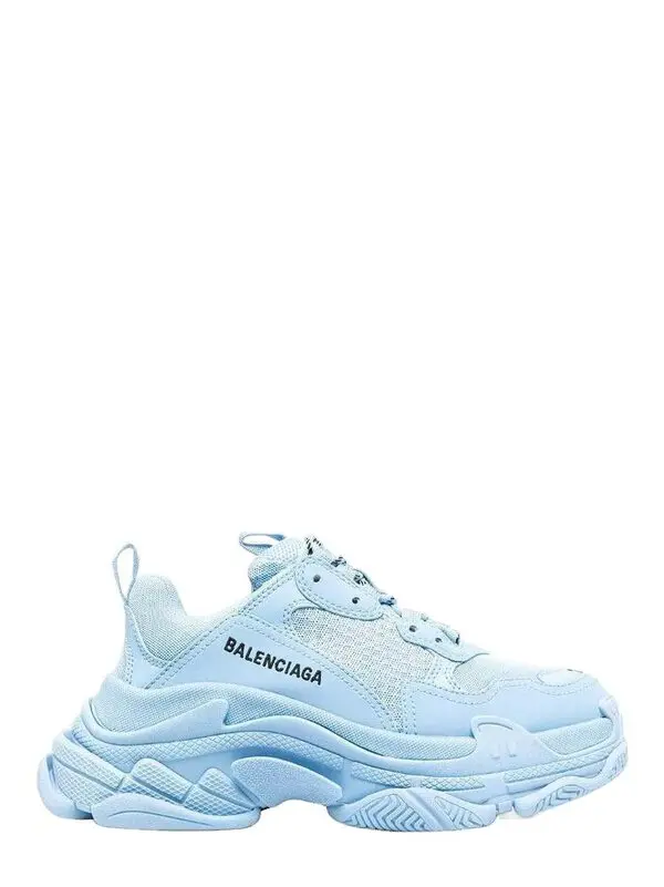 Balenciaga Triple S Lace-up Sneakers - Blue