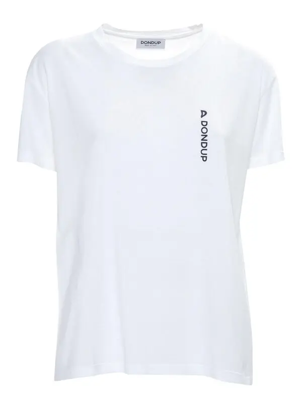 DONDUP Round Neck Logo T-shirt - White