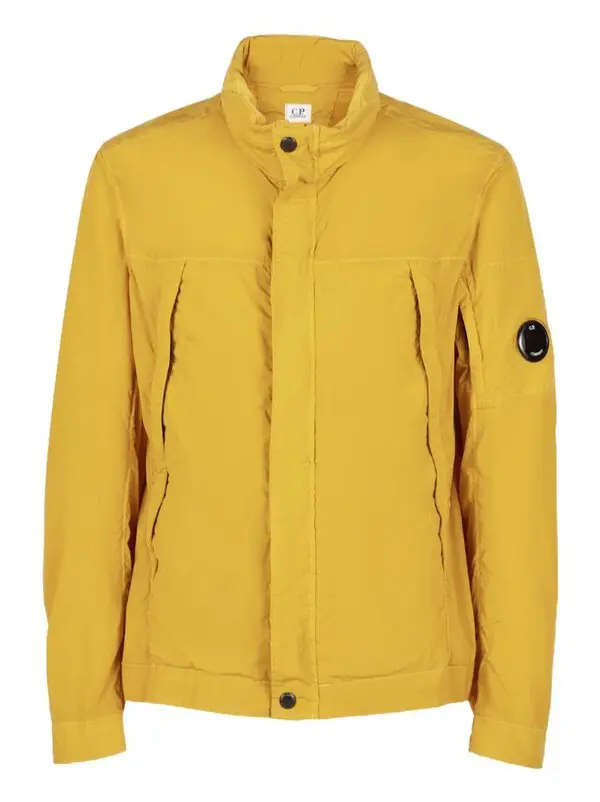C.P. COMPANY Hooded Fitted Jacket - Yellow