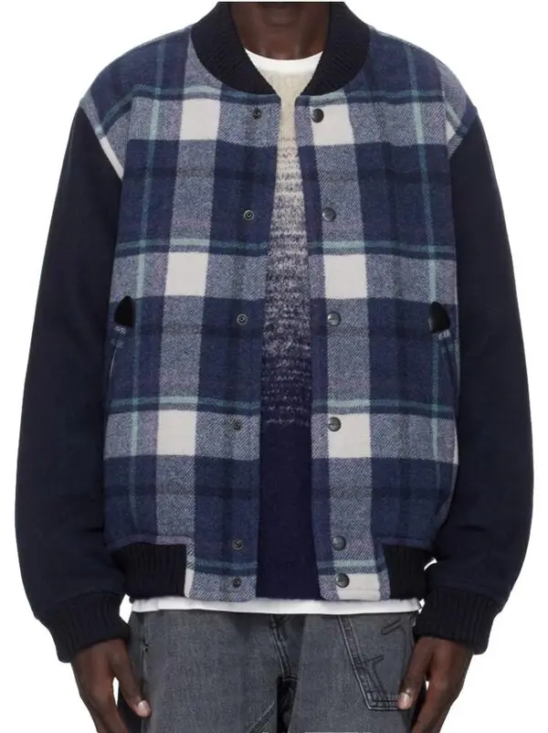Isabel Marant Étoile Kalban Checked Coat - Blue