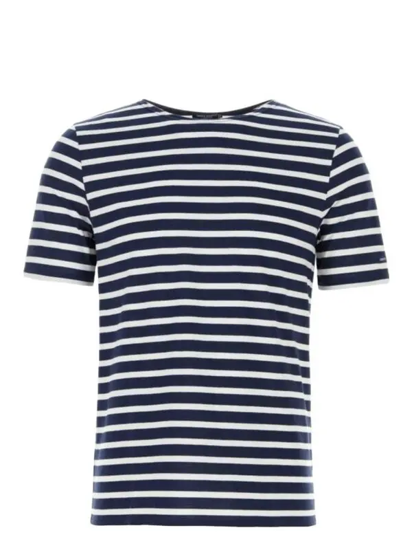 Saint James Striped T-shirt - Black