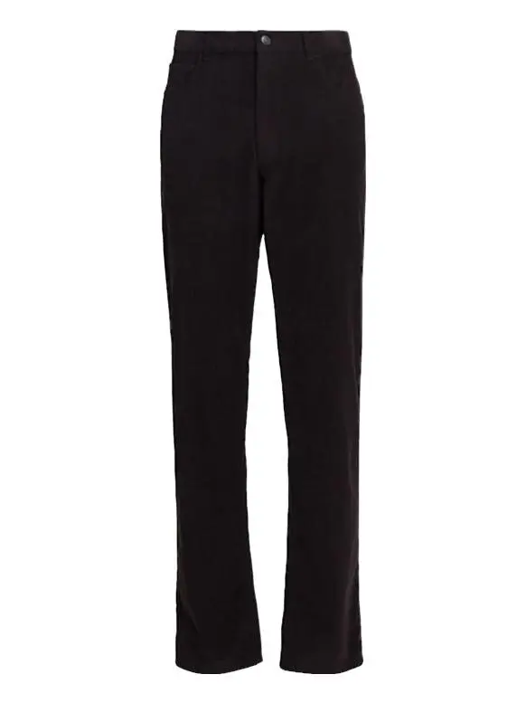 THE ROW Stretch Corduroy Trousers - Black