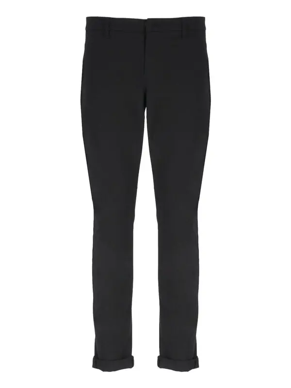 DONDUP Belt-loop Casual Trousers - Black