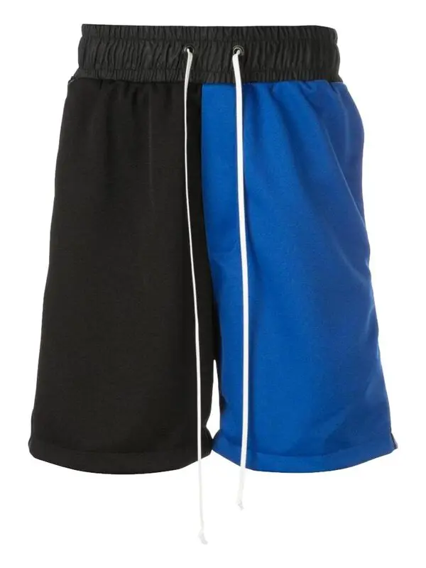 DANIEL PATRICK Color Block Leisure Sports Shorts - Black