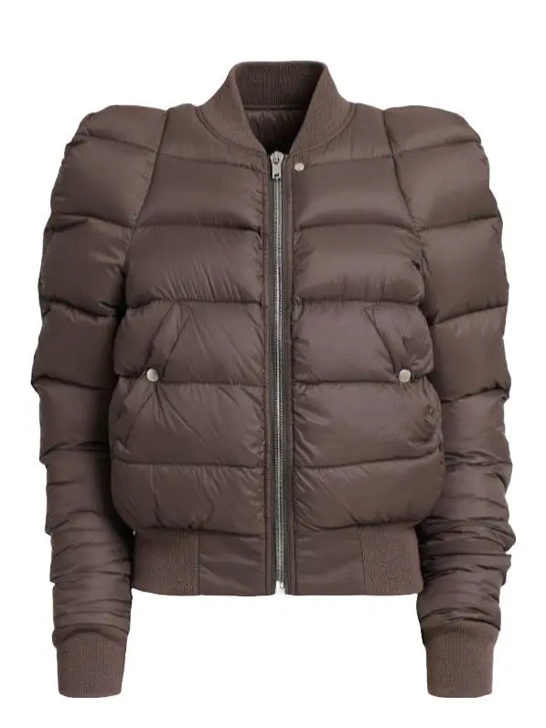 Rick Owens Down Flight Jacket - Brown