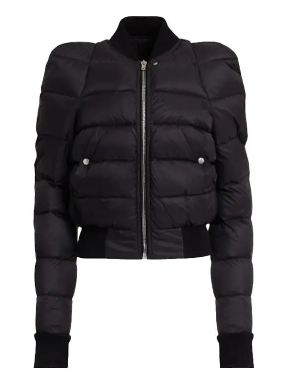 Rick Owens Duvet Flight Light Nylon Jacket - Black