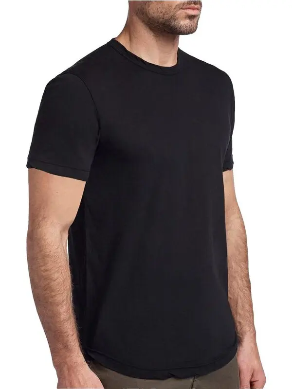 JAMES PERSE Short-sleeve Cotton T-shirt - Black
