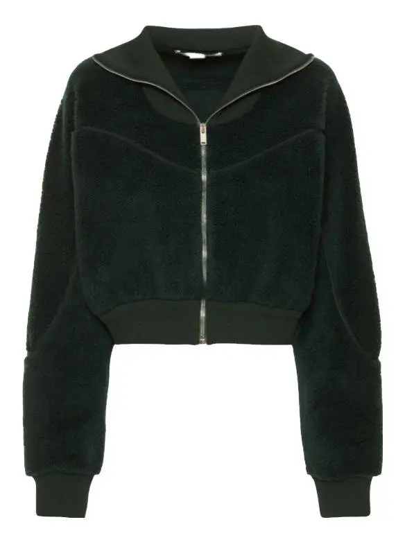 Stella McCartney Teddy Zip Up Cardigan Sweater - Black