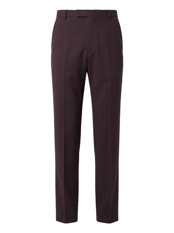 Gucci Tapered Trousers - Wine Red