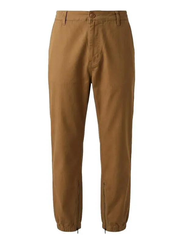 Gucci Web Straight-leg Trousers With Side Stripe Detail - Brown