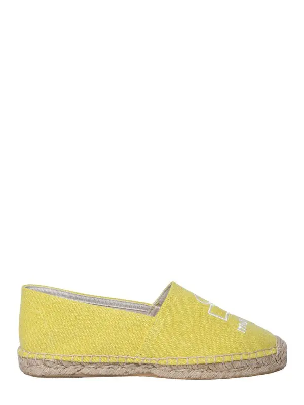 Isabel Marant Étoile Embroidered Logo Espadrilles - Yellow