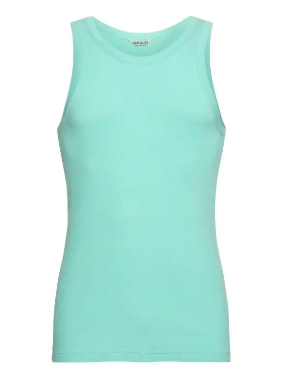 Auralee Crew Neck Vest - Blue