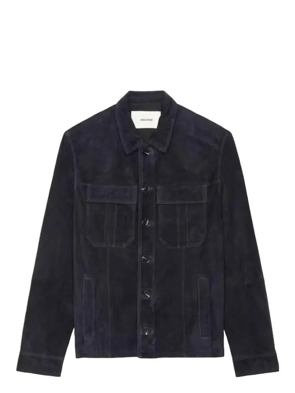 Zadig&Voltaire Kuba Suede Jacket - Black