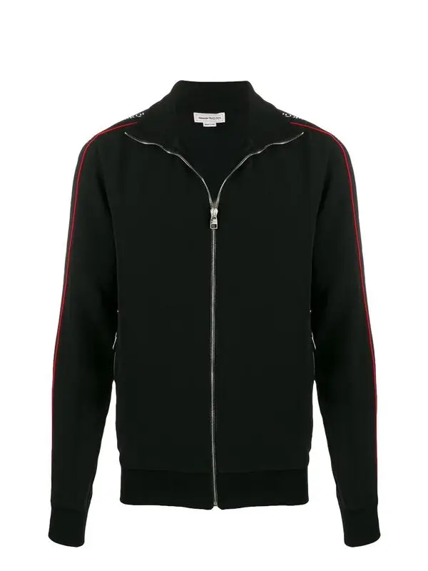 Alexander McQueen Logo Tape Track Jacket - No