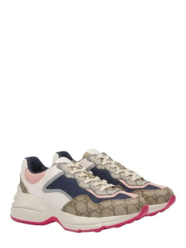 Gucci Rhyton Low-top Sneakers - Gray