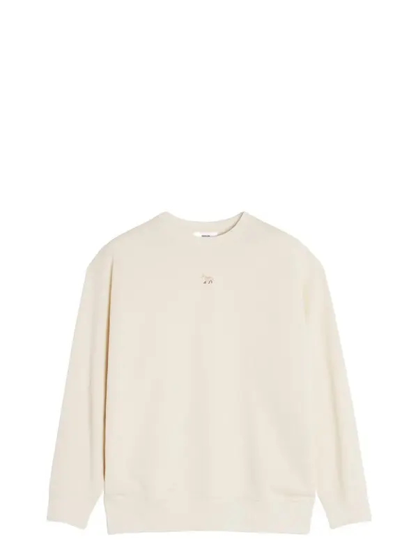 Maison Kitsuné Oversize Sweatshirt With Baby Fox Patch - Marble