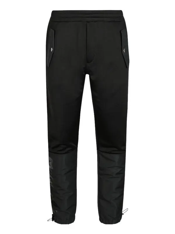 Alexander McQueen Panelled Tapered Track Pants - Black