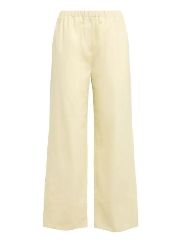 TOTEME Twisted Seam Organic Cotton Boxer Pants - Nude