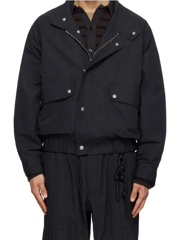 SONG FOR THE MUTE Bomber Jacket - Black