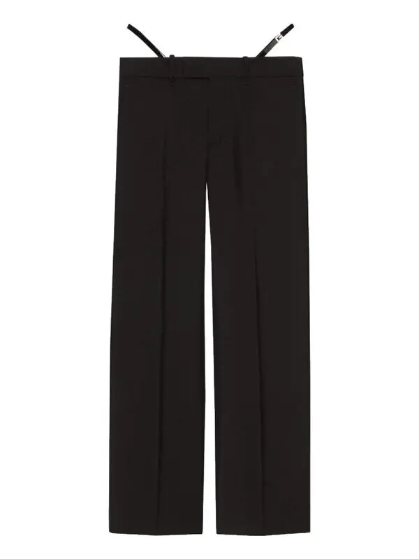 Gucci Front Pleated Trousers - Black