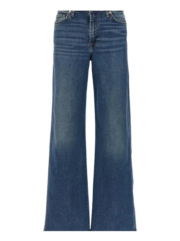 7 For All Mankind Patch Pocket Jeans - Blue
