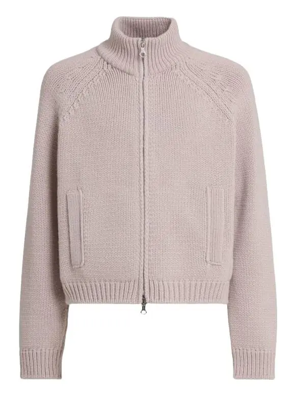 Our Legacy Wool Zip-up Cardigan - Nude