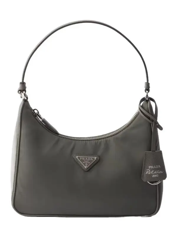 Prada Zipper Mini Bag - Dark Grey