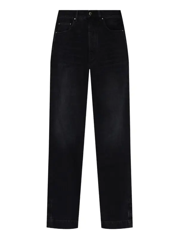 Amiri Washed Straight-leg Jeans - Black