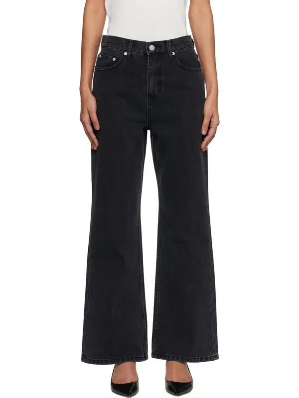 DUNST Belt Loop Jeans - Black