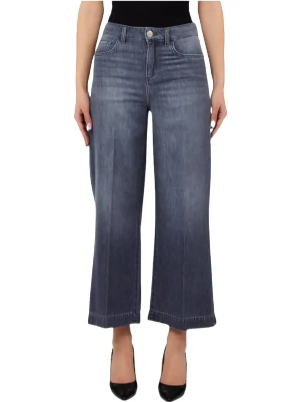Liu Jo Cropped Jeans - Black