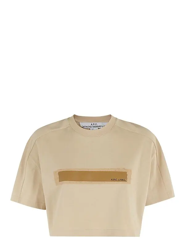 A.p.c. X Nrl Cropped T-shirt - Nude