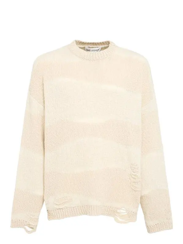 Our Legacy Popover Cotton Linen Sweater - Nude