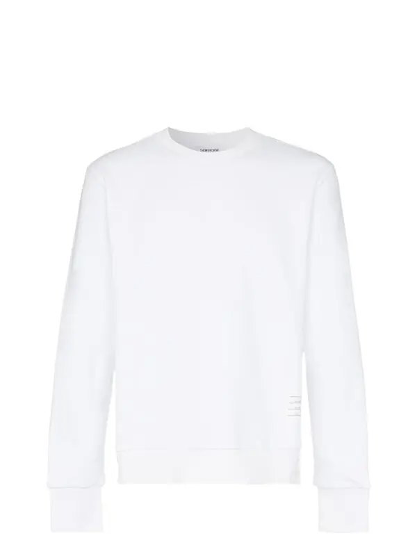 Thom Browne Striped Sweatshirt - White