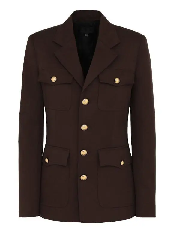 NILI LOTAN Tailored Long Sleeve Blazer - Black