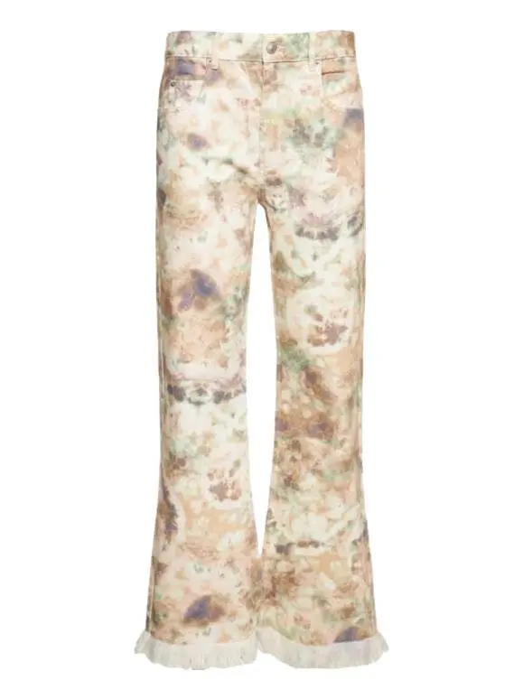 Isabel Marant Étoile Belvira Printed Cotton Pants - Nude